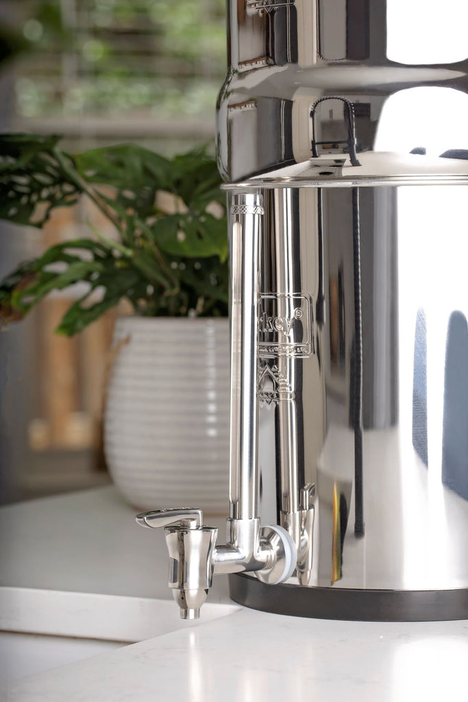 Big Berkey Water Filter with Stainless Steel Water View Spigot – Berkey ...